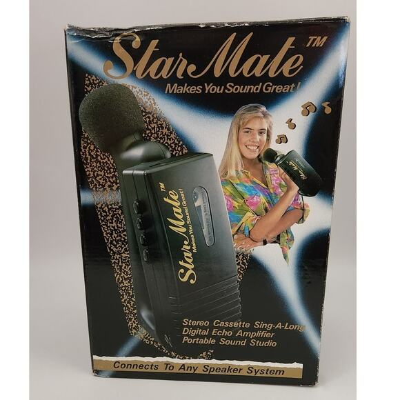 Starmate | Other | Vintage 991 Starmate Stereo Cassette Sing Along ...